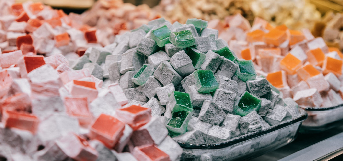 Turkish delight - lokum - Kappadokien.dk - tyrkisk slik